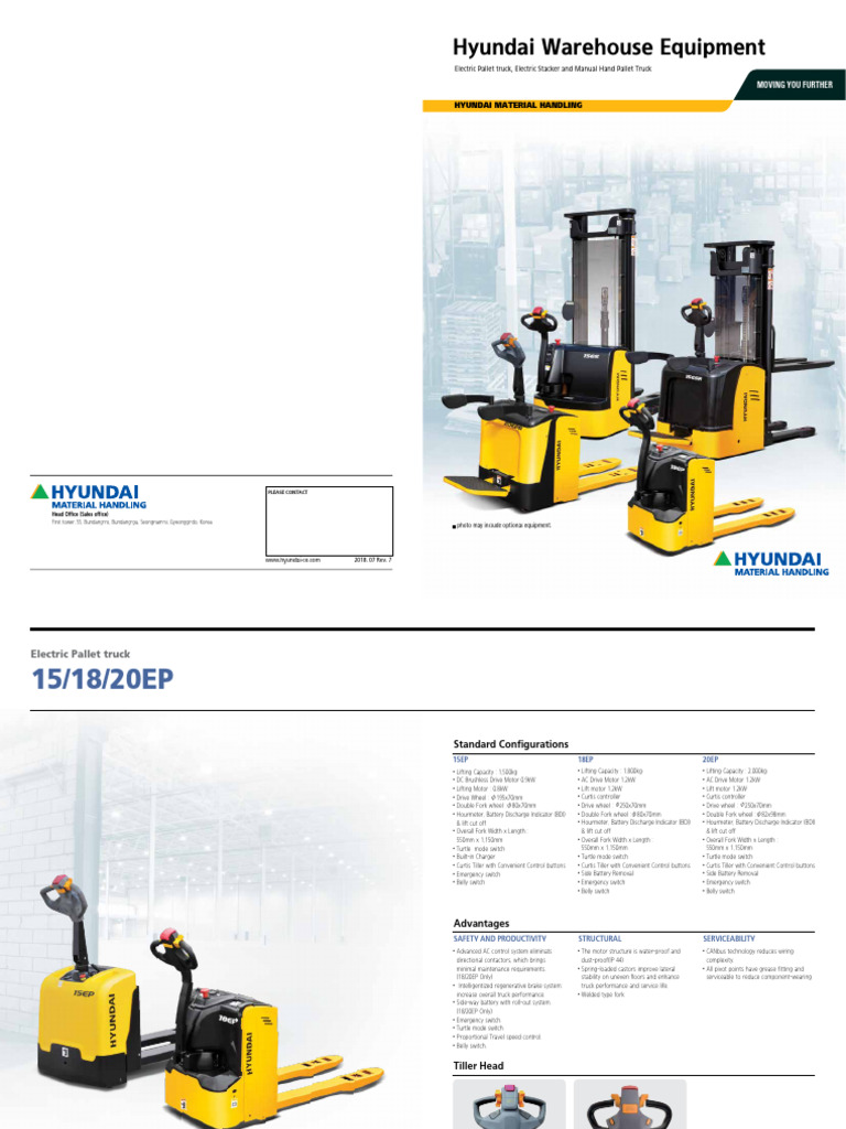 Hyundai Warehouse Equipment | PDF