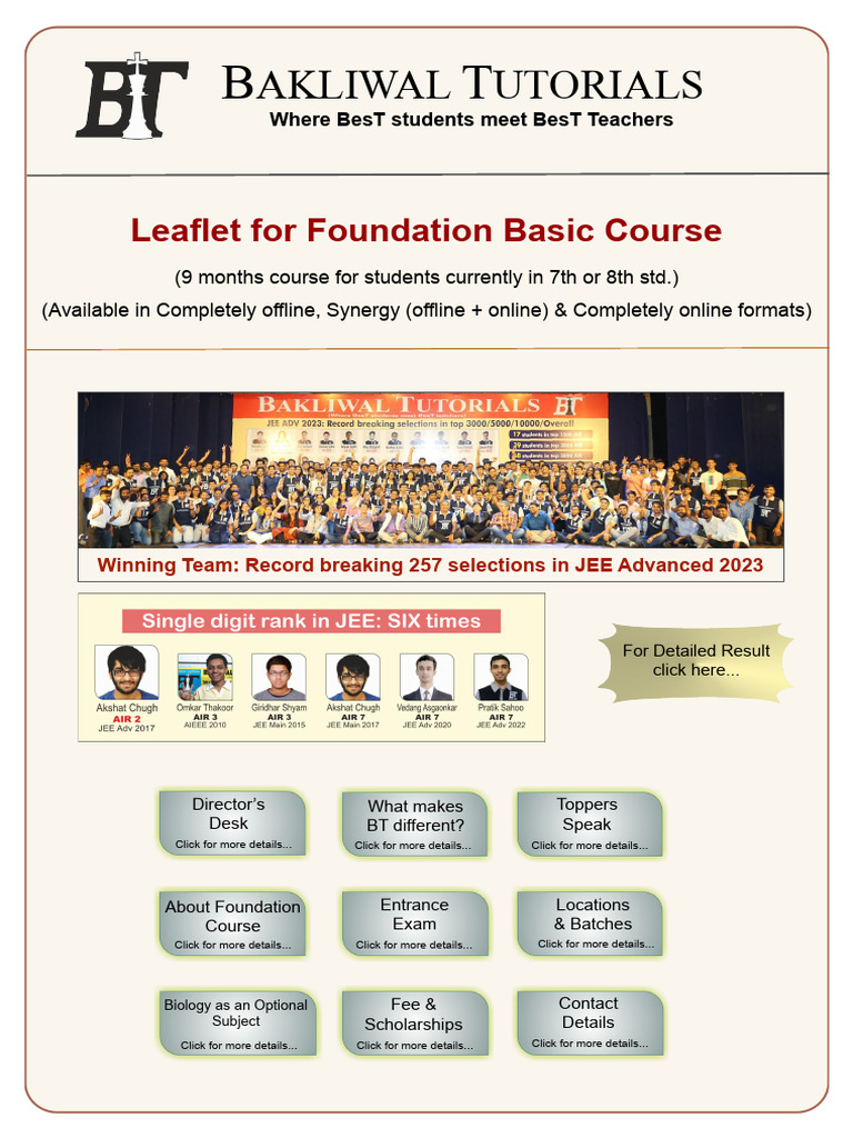 Foundation Basic 2025 Leaflet (20 Jan 2024) | PDF