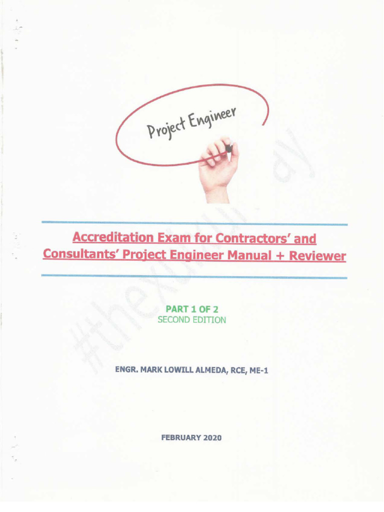 Accreditation Exam For Contractors and Consultants Project Engineer ...