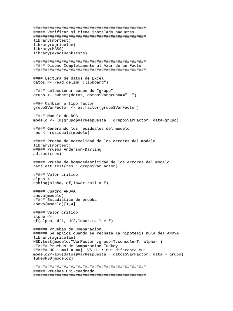 Códigos Rstudio | PDF