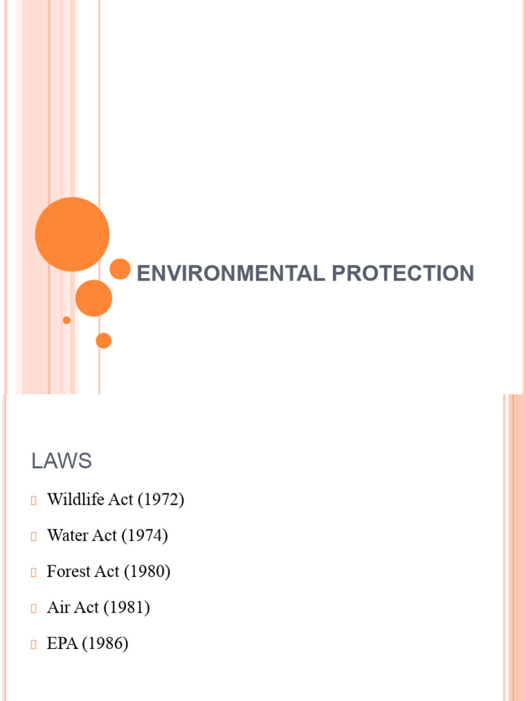 Environmental Protection | PDF