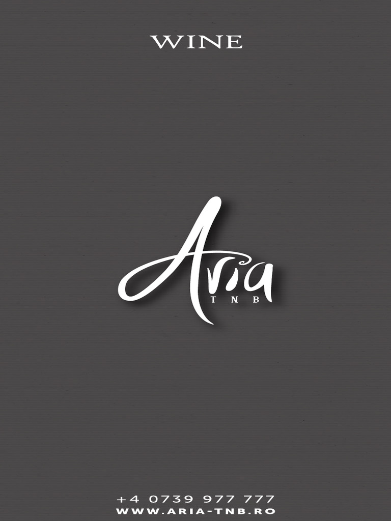 Menu Aria Wine July 2022 Web | PDF