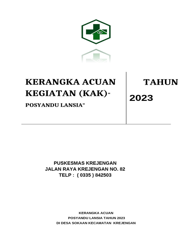 2022 Kak Posyandu Lansia | PDF
