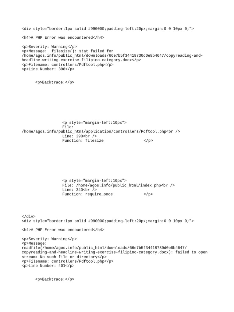 Copyreading and Headline Writing Exercise Filipino Category | PDF