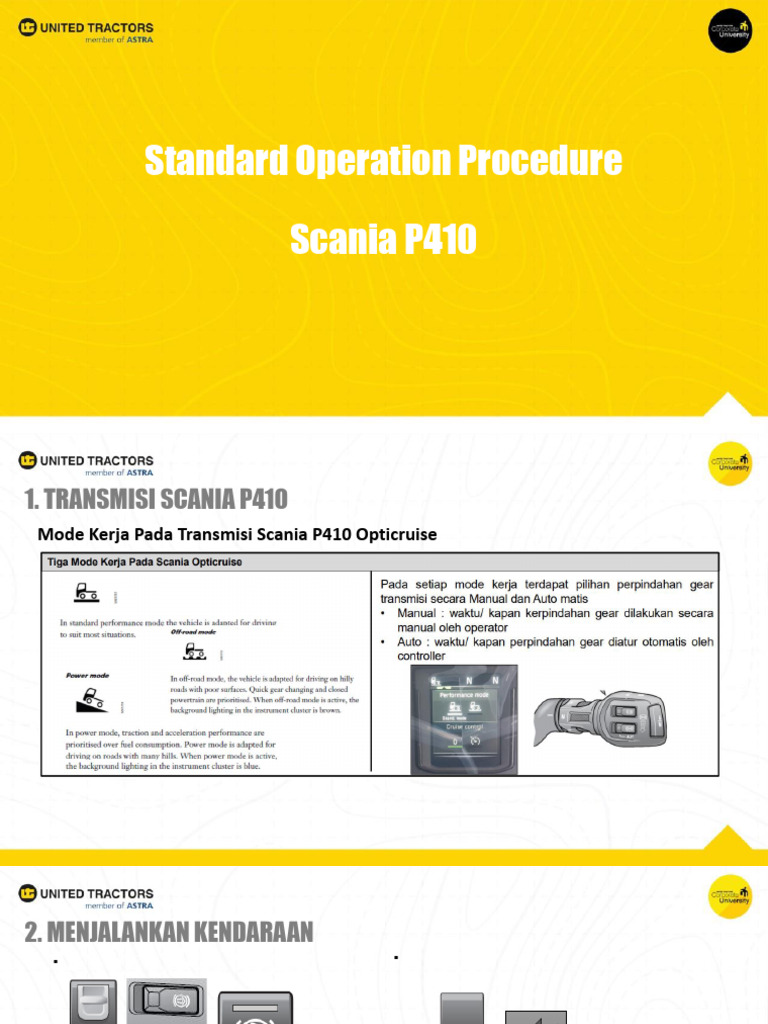 Sop Scania p410 | PDF