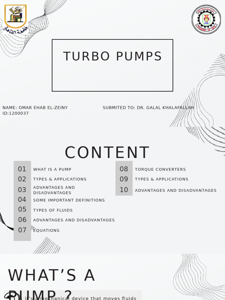 TurboPumps Turbomachinery | PDF
