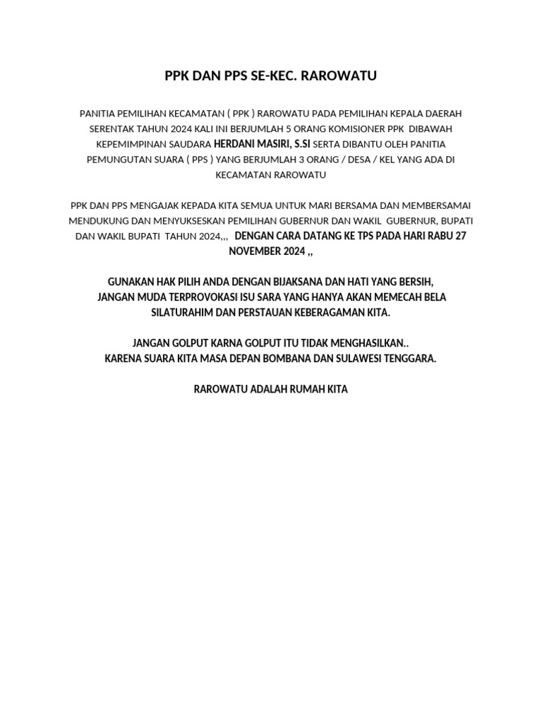 PPK Dan PPS Sinopsis | PDF