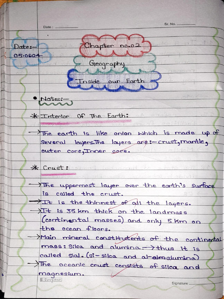 Grade 7 Geography Chapter 02 and 03 | PDF | Rock (Geology) | Igneous Rock