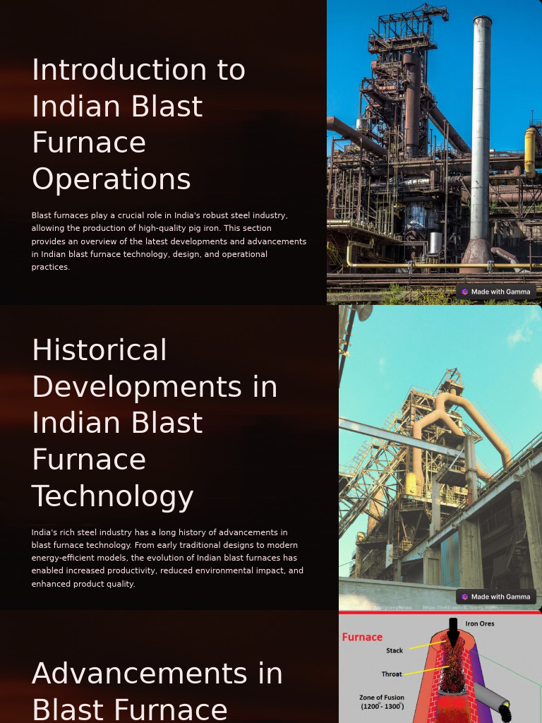 Introduction To Indian Blast Furnace Operations | PDF