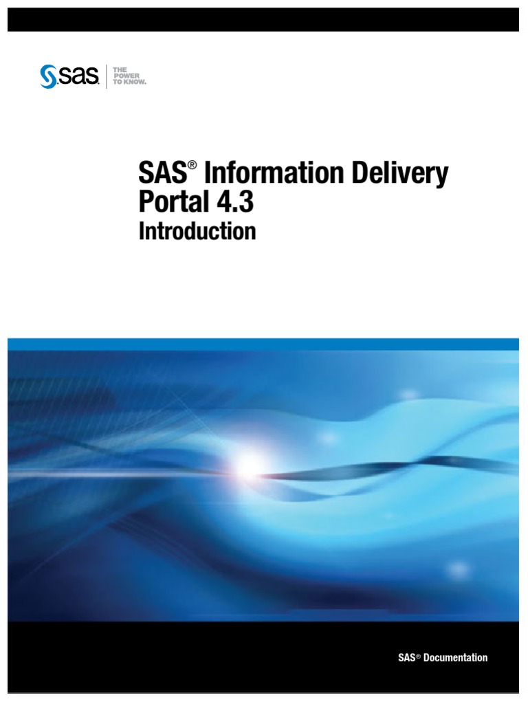 SAS Information Delivery Portal From | PDF | Sas (Software) | World ...
