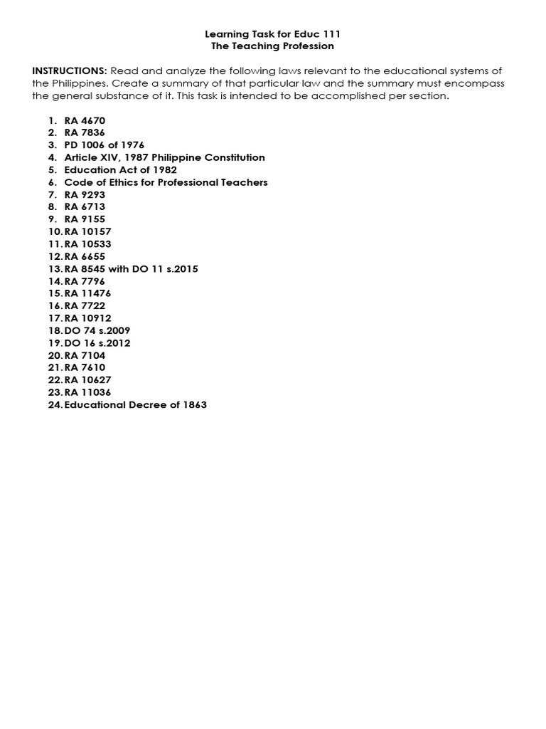 Learning Task 1 For CSA 101 | PDF