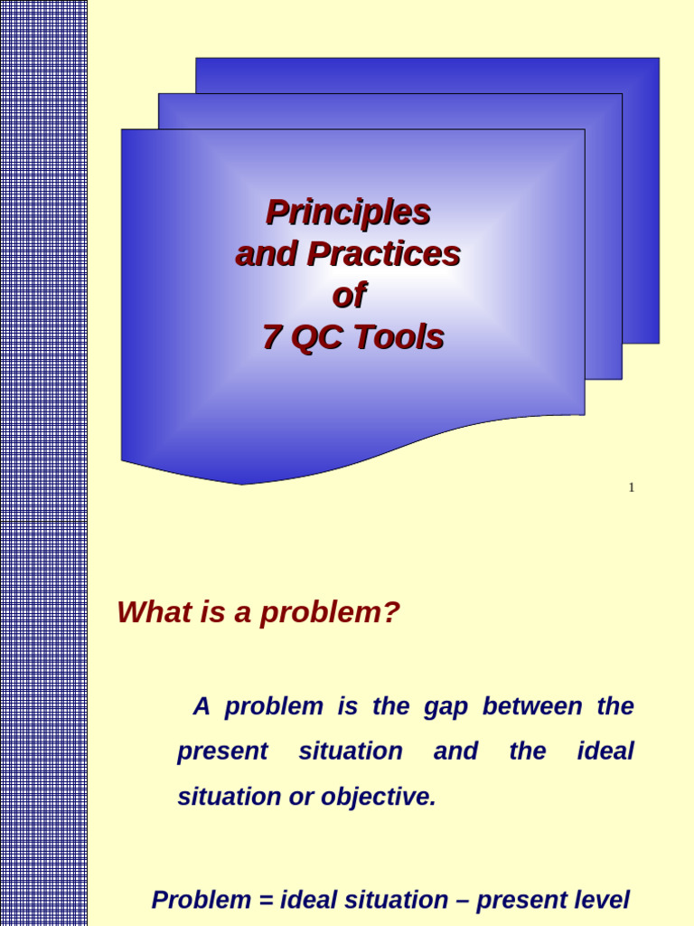 Principles and Practices of 7QC Tools | PDF