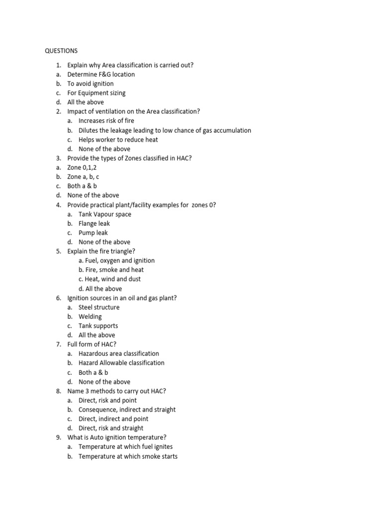 HAC QUESTIONS | PDF