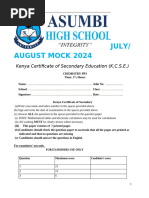 Atika School 2021 012 Mathematics Paper 1 | PDF