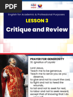 Critique Paper Template | PDF | Evaluation | Cognition