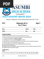 Kcse 2023 Math P2 MS | PDF
