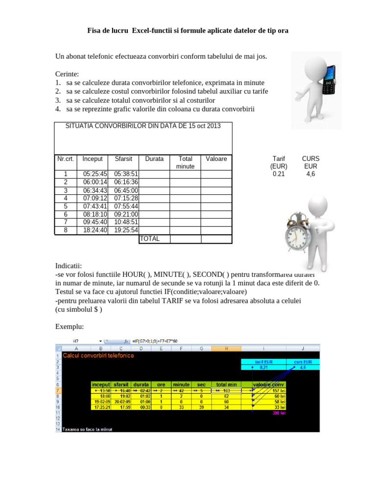 Fisa Excel Cu Durate | PDF