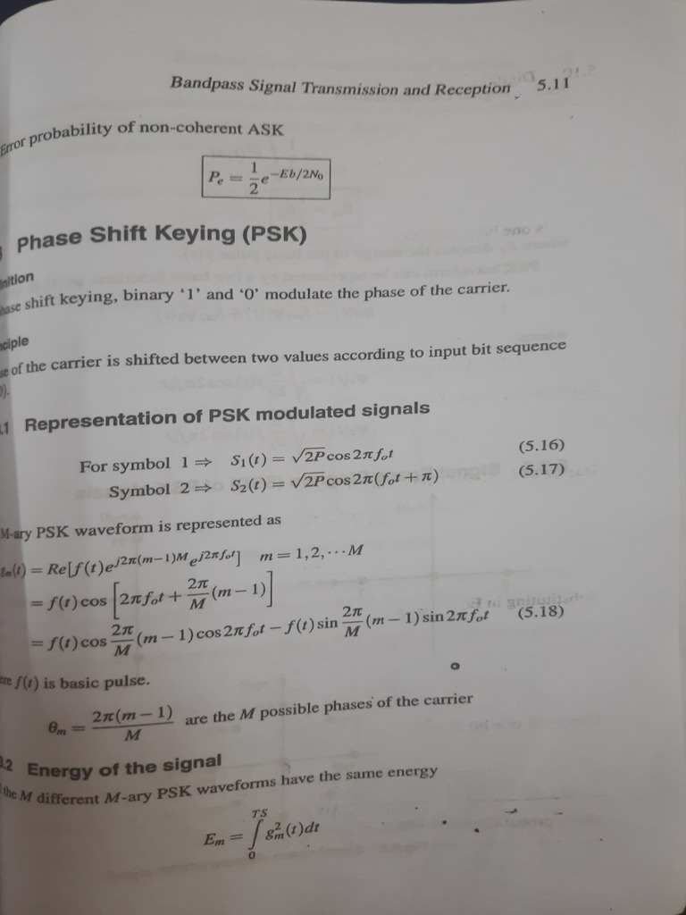 PSK and It's Type | PDF