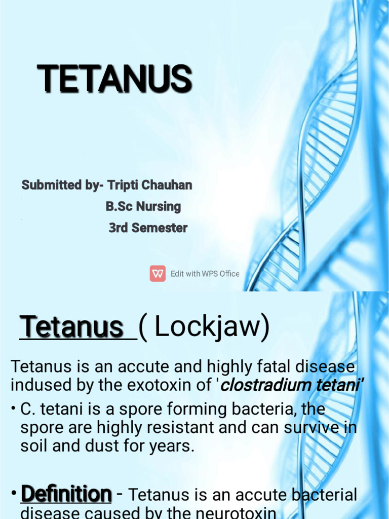 Tetanus Wps Office | PDF