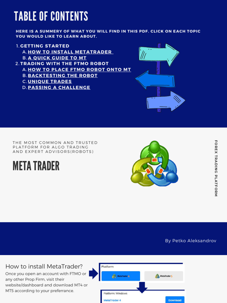 Udemy Get Started With The FTMO Robot | PDF