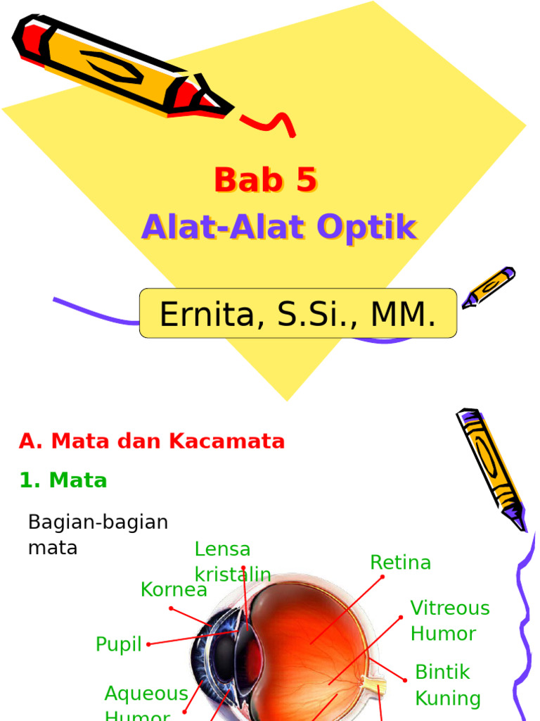 Alat-Alat Optik. Oke... | PDF