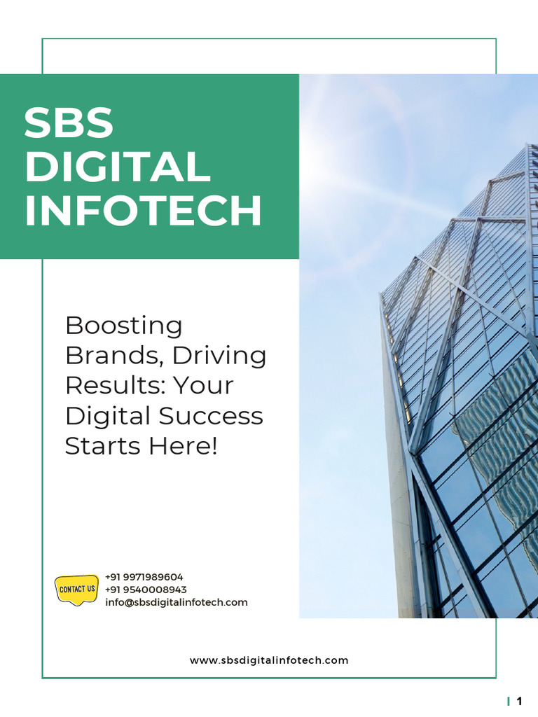 Sbs Digital Infotech - Introductory | PDF