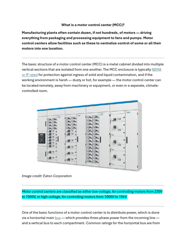 Nema or IP Rated: Image Credit: Eaton Corporatio | PDF