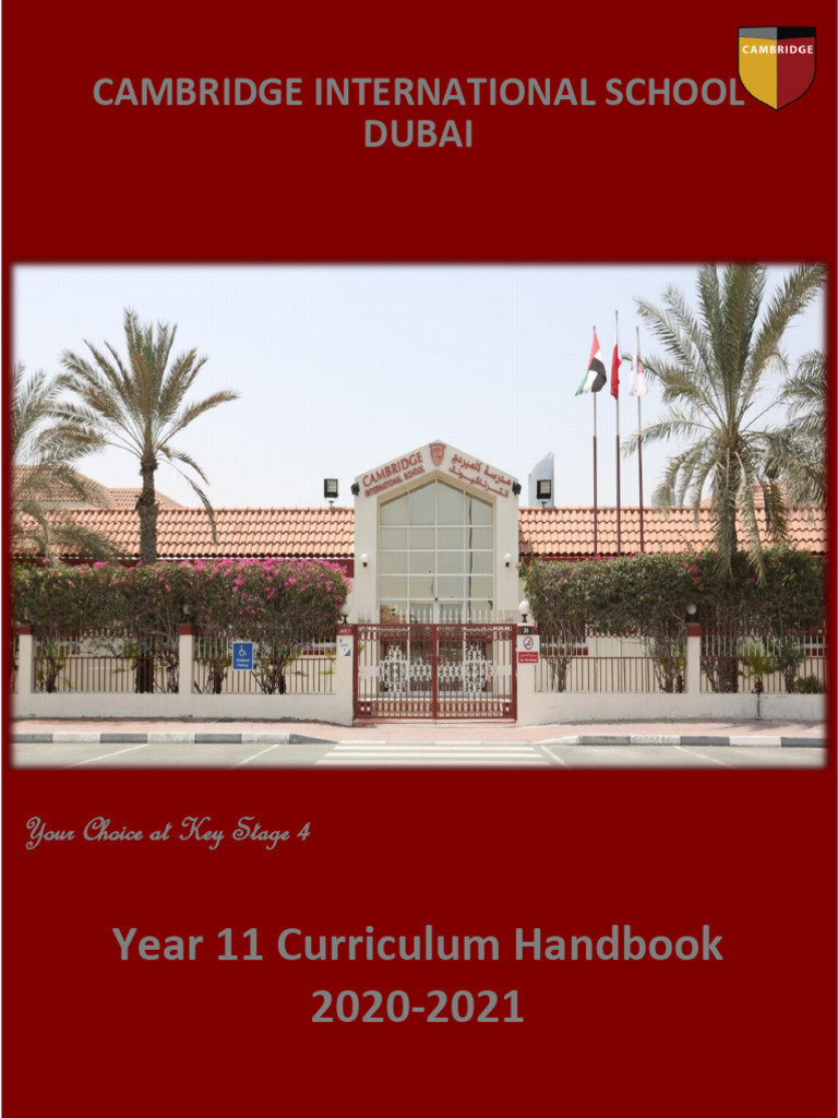 Curriculum Handbook For Year 11 2020-2021 | PDF