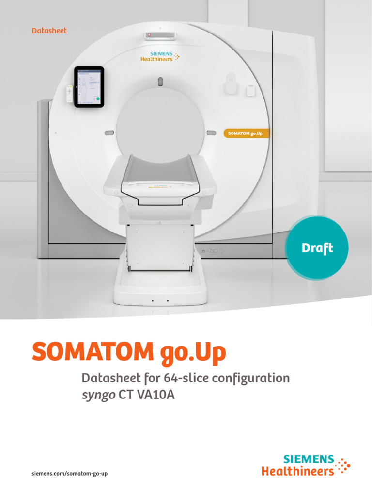 Datasheet SOMATOM Go - Up | PDF