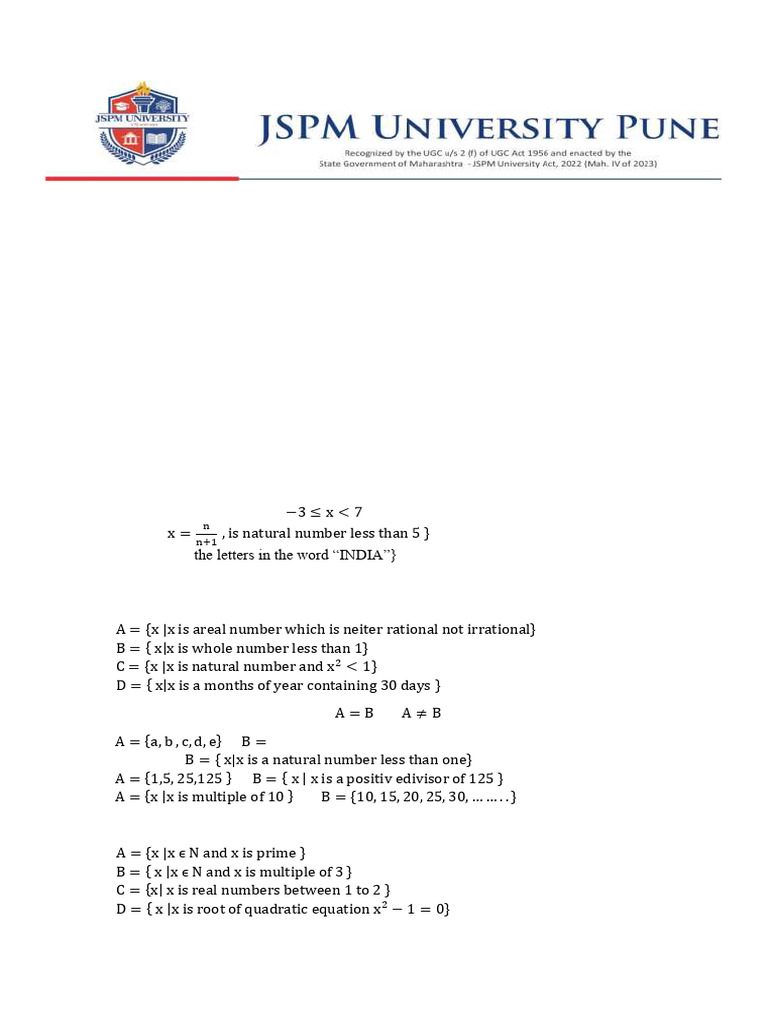 Discrete Math Sets and Relations Assignment | PDF | Art