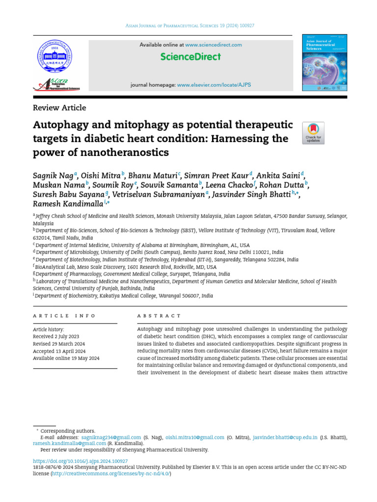 Autophagy DHC - Ajops | PDF