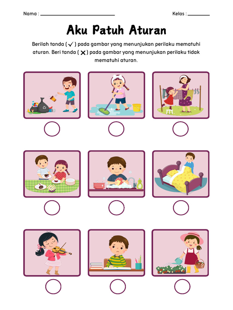 LKPD Pendidikan Pancasila Kls 1 | PDF