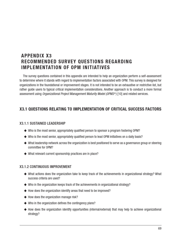 The Checklist Every OPM Initiative Needs1 | PDF