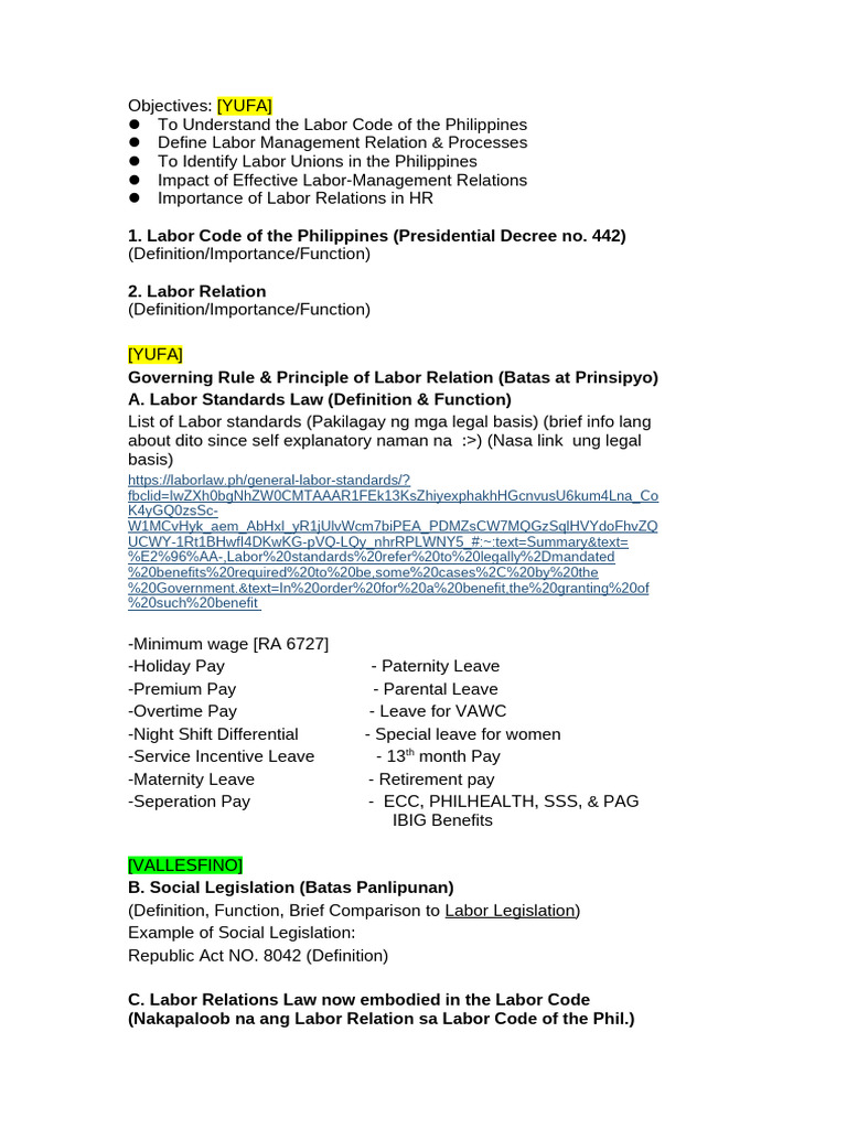 HRM Labor Management Relations | PDF