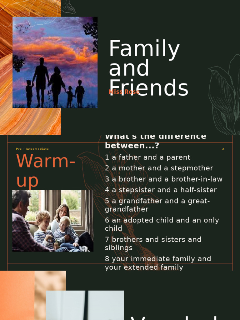 Family and Friends | PDF
