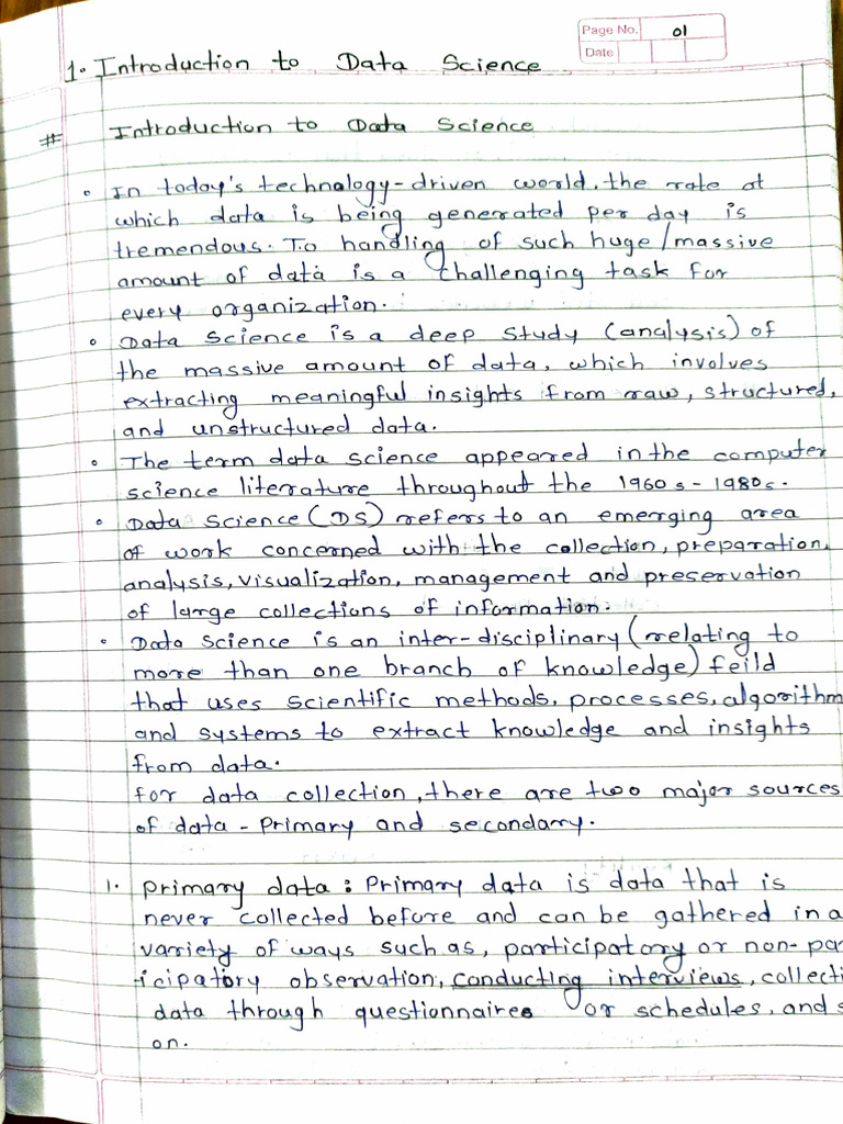 Intro to Data Science | PDF