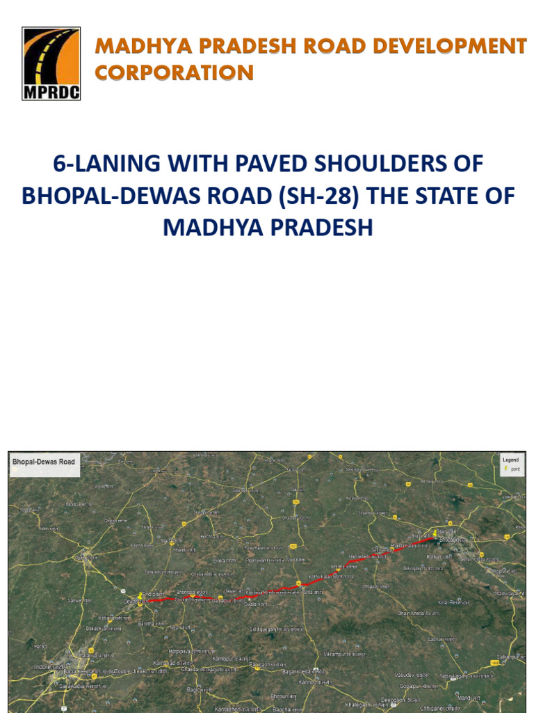 Presentation - 6-Laning of BD Road - MPRDC | PDF