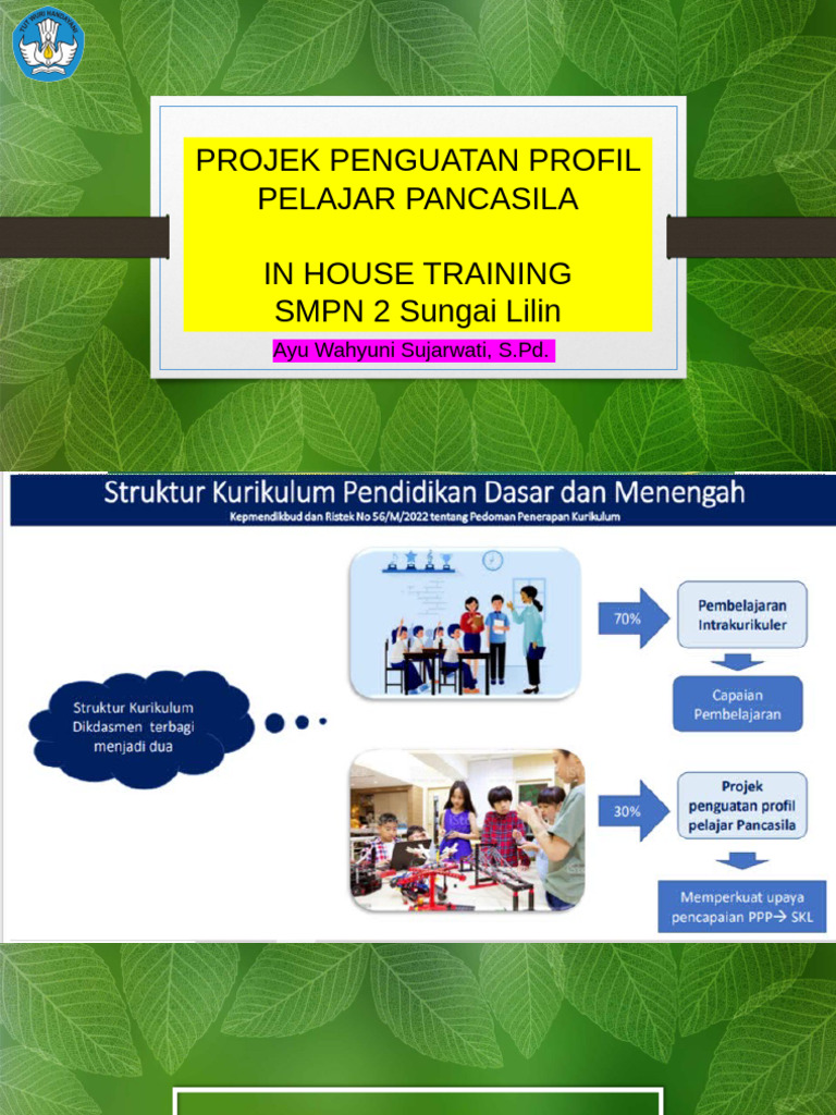 Materi Pertama PPT MATERI P5 | PDF