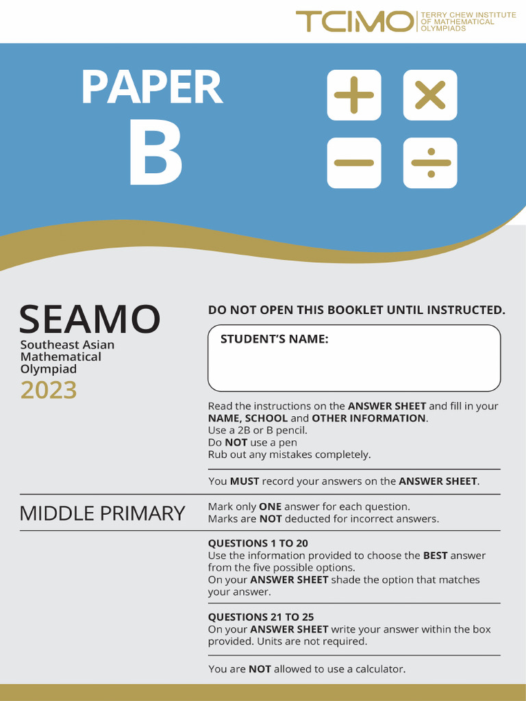 Paper B-2023 | PDF