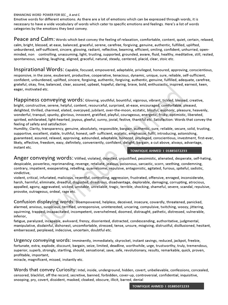 Enhancing Words | PDF