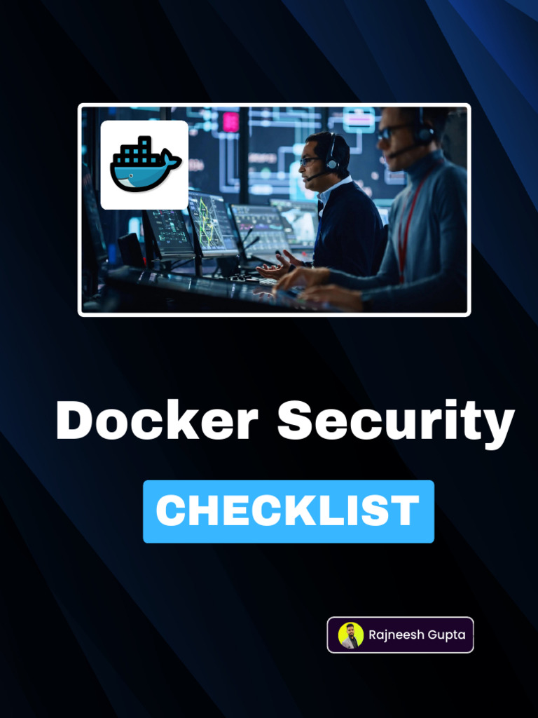 Docker Security Checklist | PDF