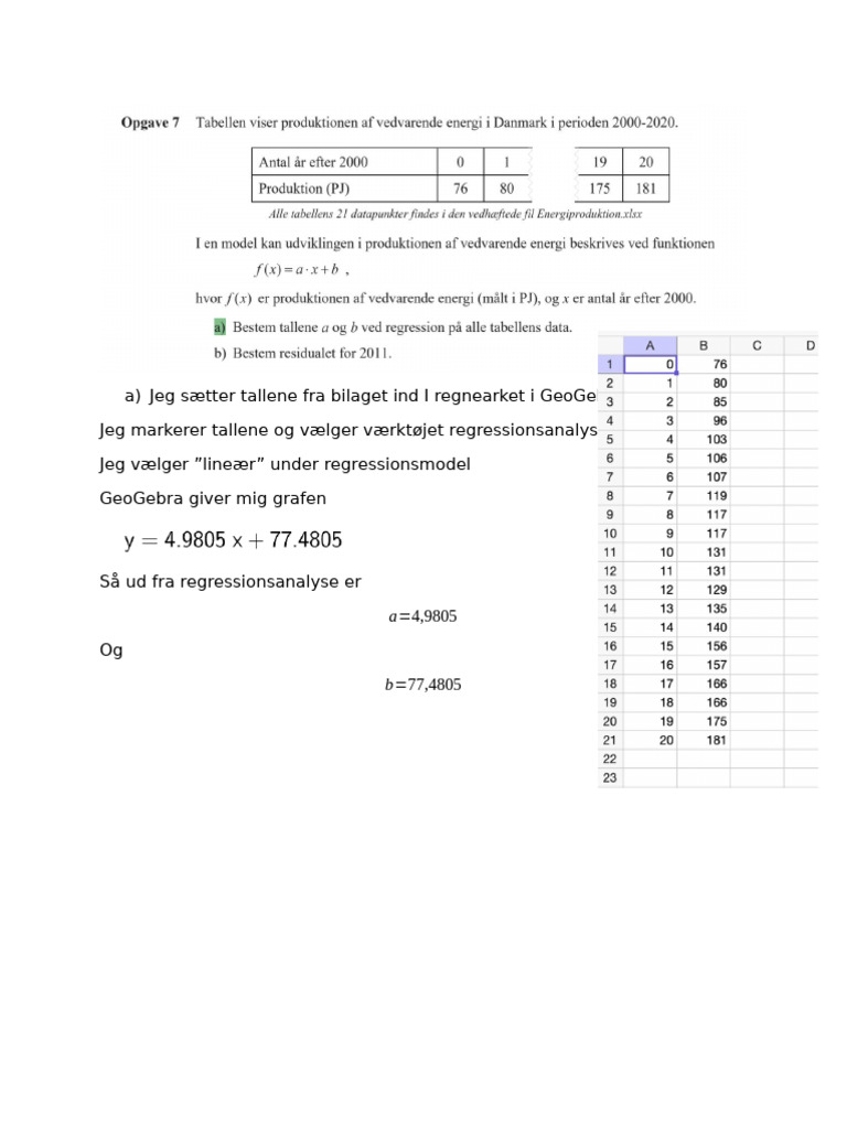 Matematik Skriftlig Eksamen 2024 2.g | PDF