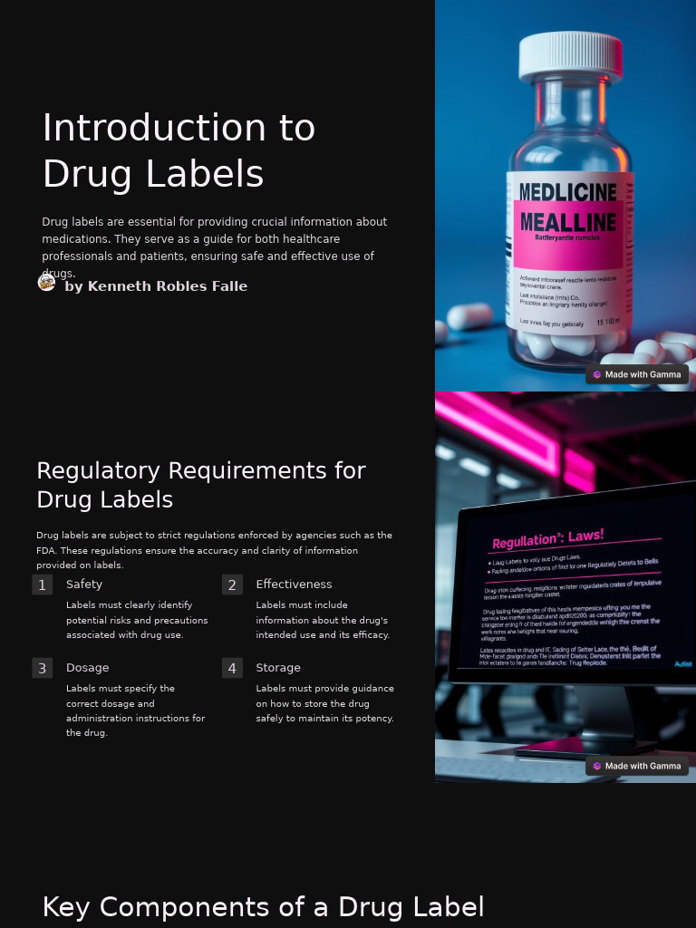 Introduction To Drug Labels 1 | PDF | Over The Counter Drug | Wellness