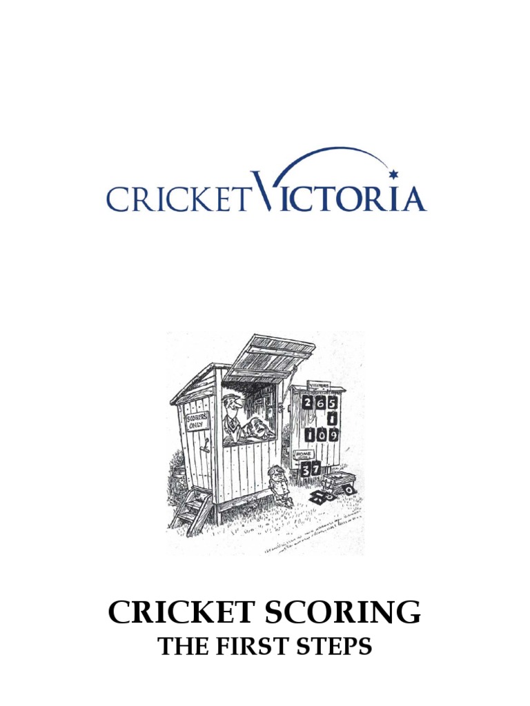 Beginner's Guide to Cricket Scoring | PDF | Sports & Recreation