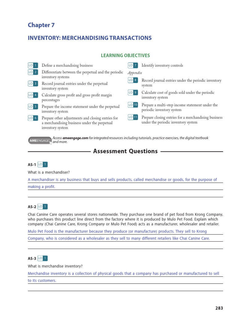 Workbook CH 7 | PDF | Debits And Credits | Discounts And Allowances