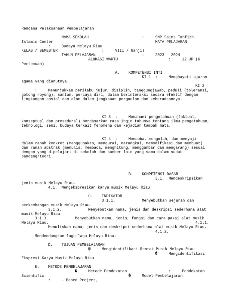 Perangkat BMR SMP | PDF