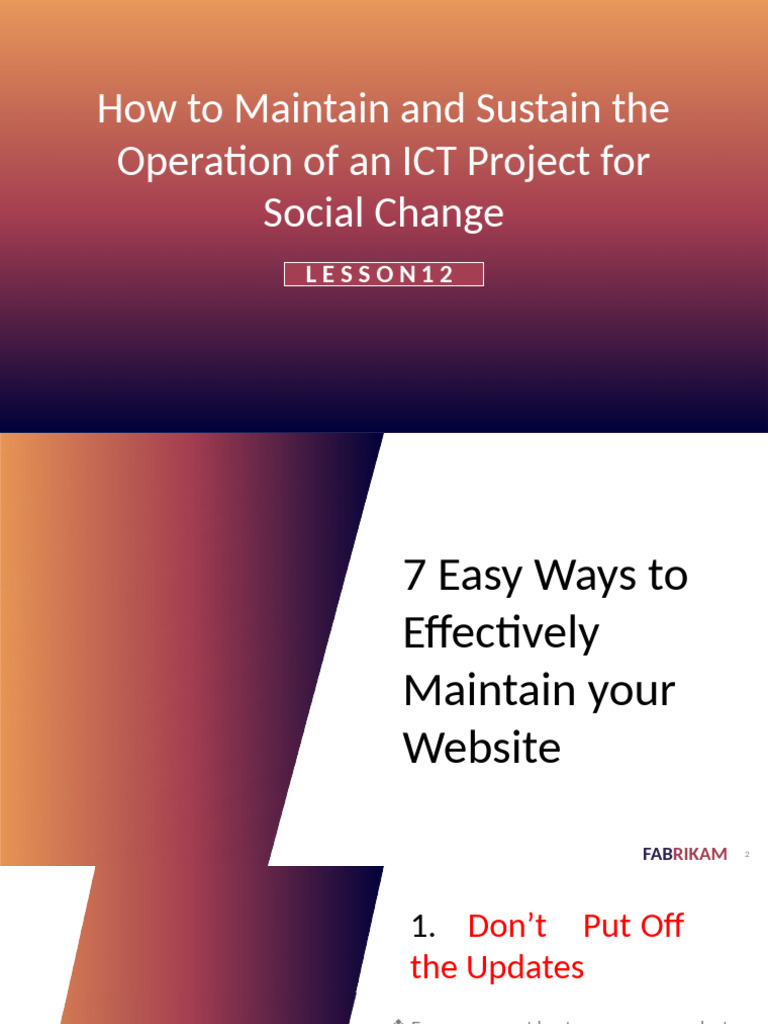 Lesson 12 - Etech | PDF