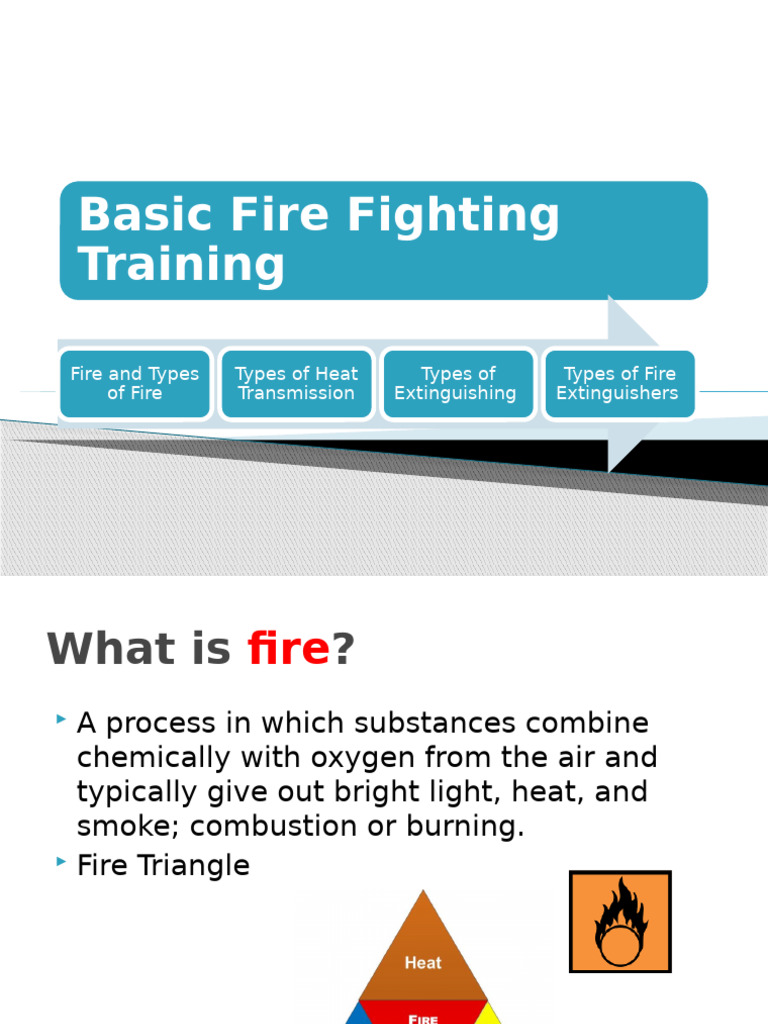 fire fighting ppt | PDF