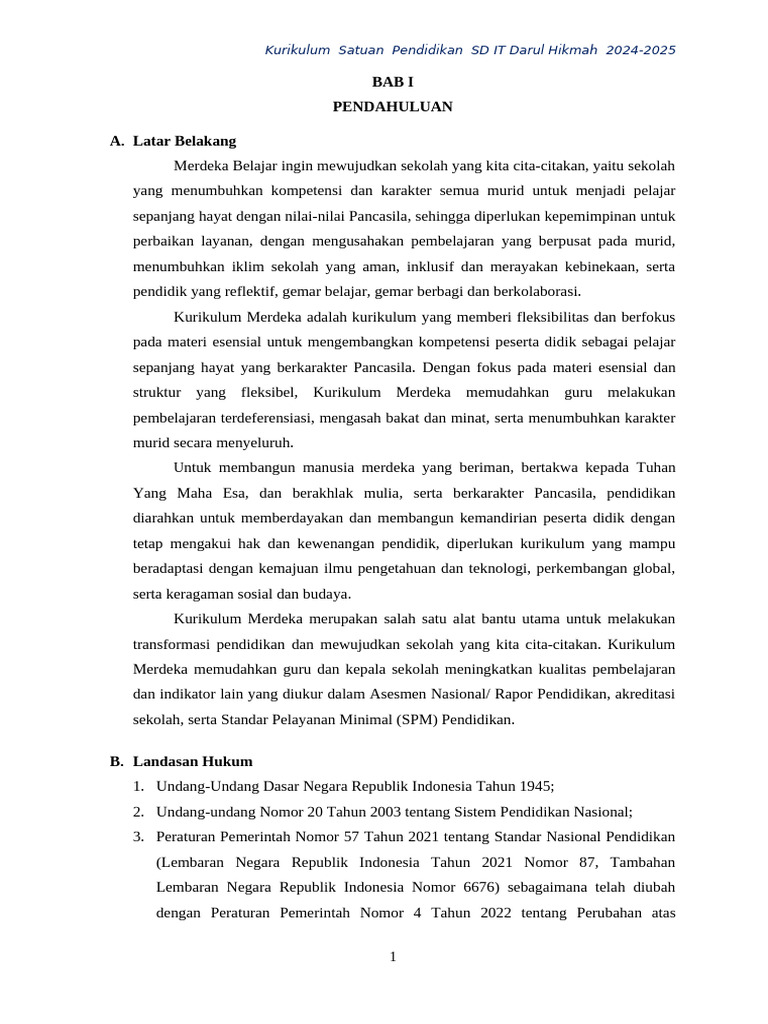 DRAFT KSP SD Negeri Sentul 04 | PDF