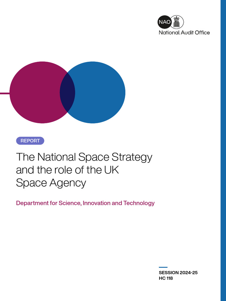 National Space Strategy and The Role of The Uk Space Agency | PDF